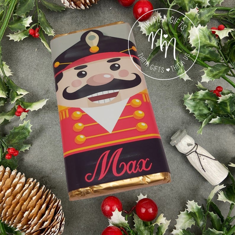 Nutcracker Christmas soldier chocolate wrapper - Digital download with ...