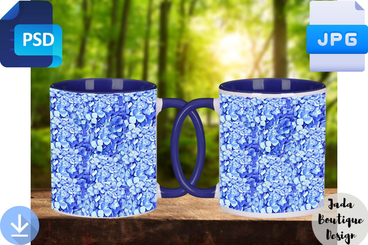 Blue Navy Couple Handle Combo Mugs Mockup - Payhip