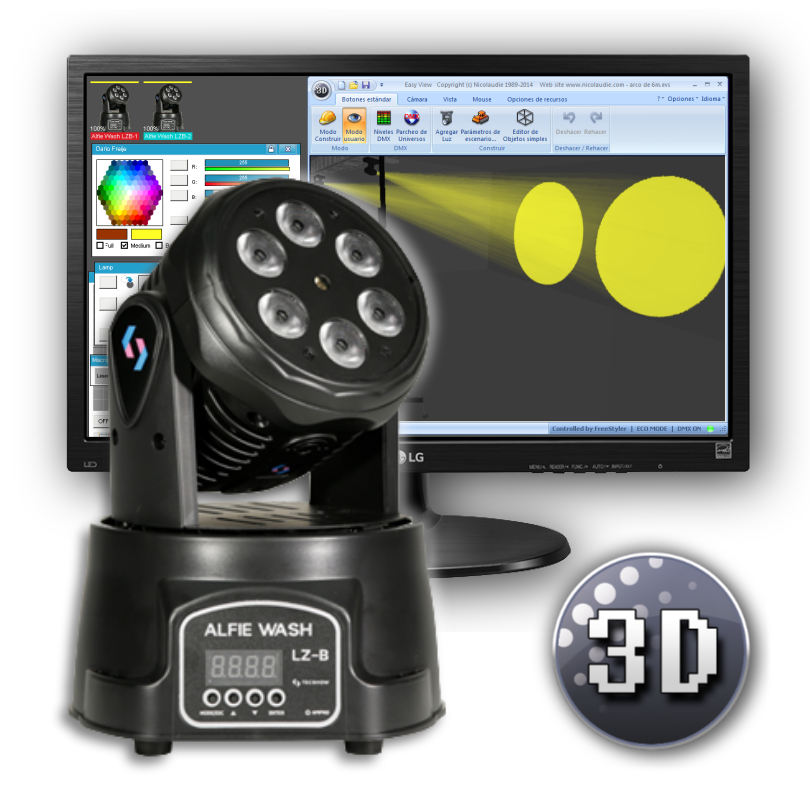 Librería de Magic 3D P/ Alfie Wash LZ de Tecshow ( LZ-R / LZ-G / LZ-B ) - Payhip