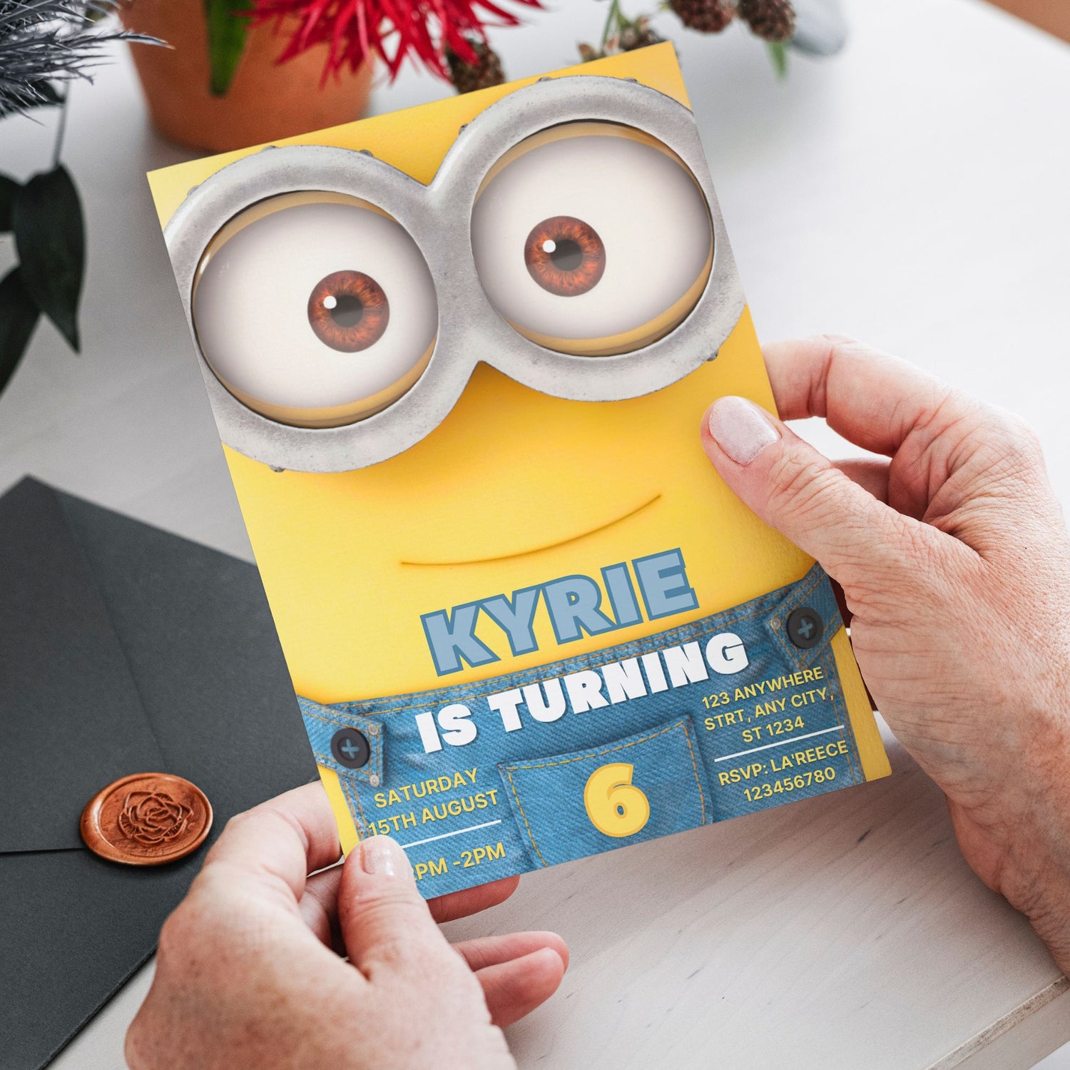 Minions birthday invitation, Printable Birthday Party Invitations, Minions Birthday Party ...