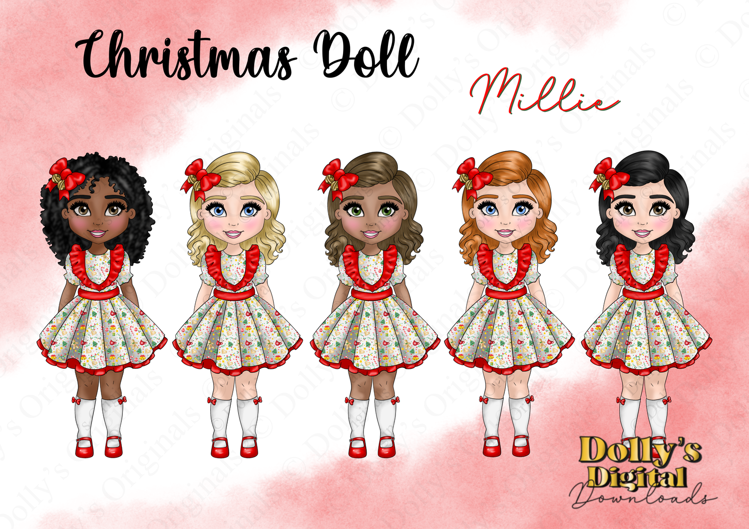 Millie Christmas Toddler Doll Bundle - Payhip