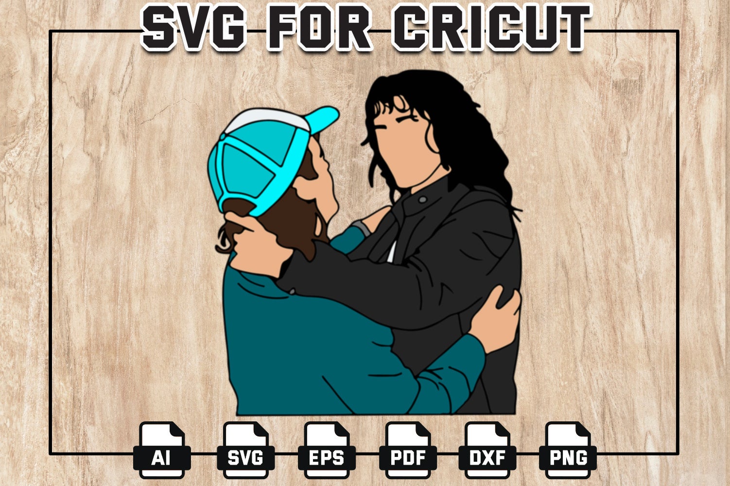 Eddie and Dustin SVG, Stranger Things Max SVG, Stranger Things 3 SVG ...