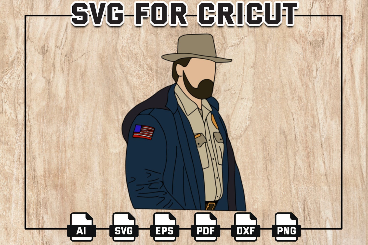 Jim Hopper Season 4 Svg File, Stranger Things SVG, Movie Svg, Stranger ...