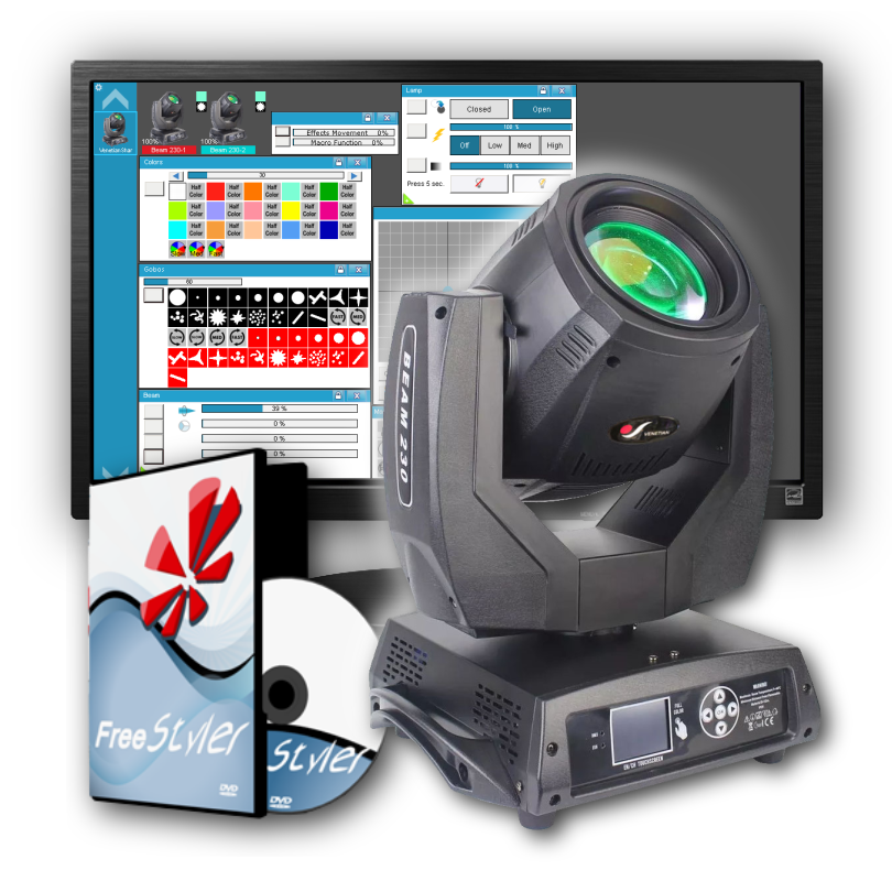 Fixture de Freestyler P/ Beam 230 de Venetian ( 7R ) - Payhip