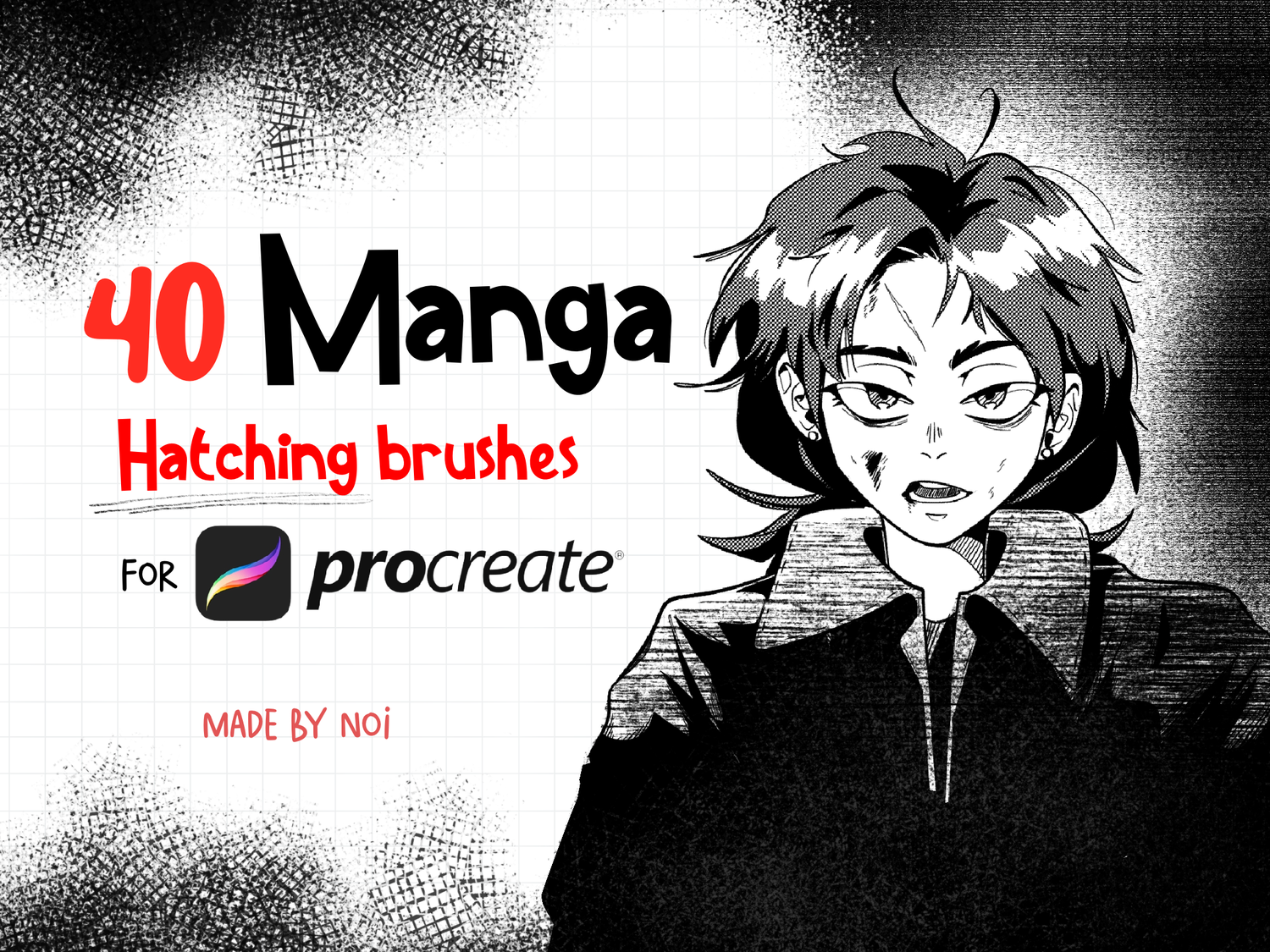 40 Hatching Procreate brushes - Payhip