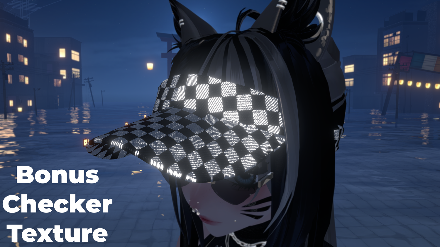 Hayweee Hat's Re-Paint BONUS CHECKER TEXTURE VRChat - Payhip