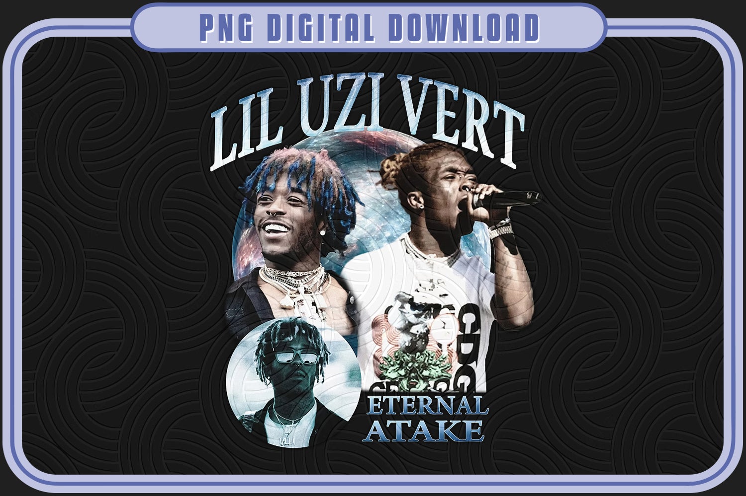 Rapper Png Lil uzi T-shirt Design, Rapper Png, Digital Download PNG ...