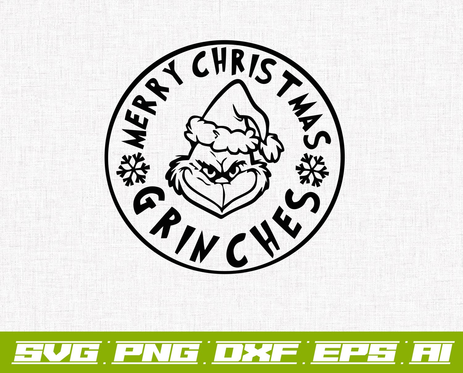 Grinch SVG, PNG, DXF, EPS, AI, Grinch face SVG, Grinch Cut files ...