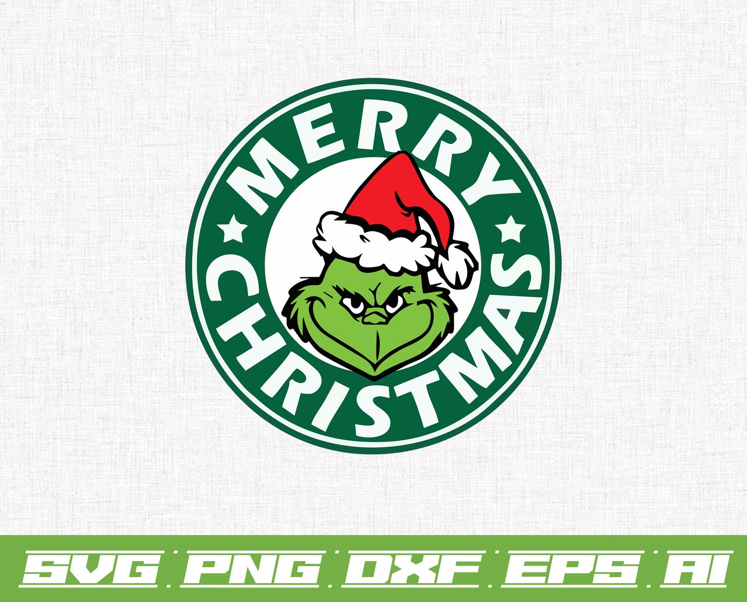 Grinch SVG, PNG, DXF, EPS, AI, Grinch face SVG, Grinch Cut files ...