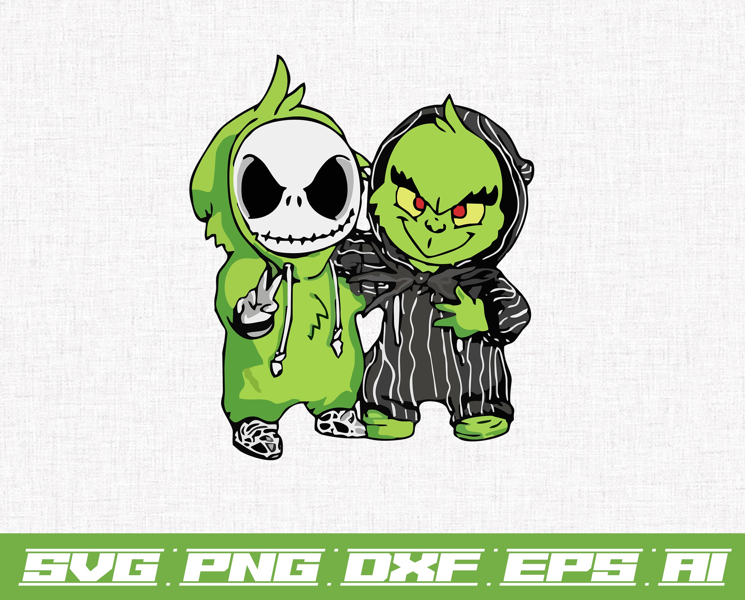 Grinch SVG, PNG, DXF, EPS, AI, Grinch face SVG, Grinch Cut files ...