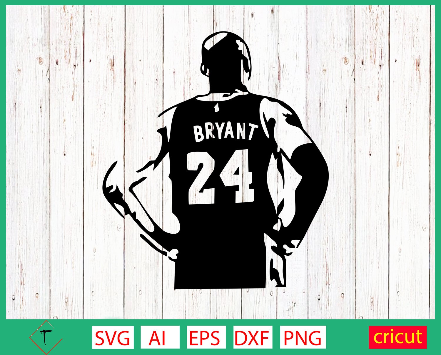 Kobe Bryant SVG, PNG, DXF, EPS, AI, Lakers SVG, Bryan SVG, Bryan Cut ...
