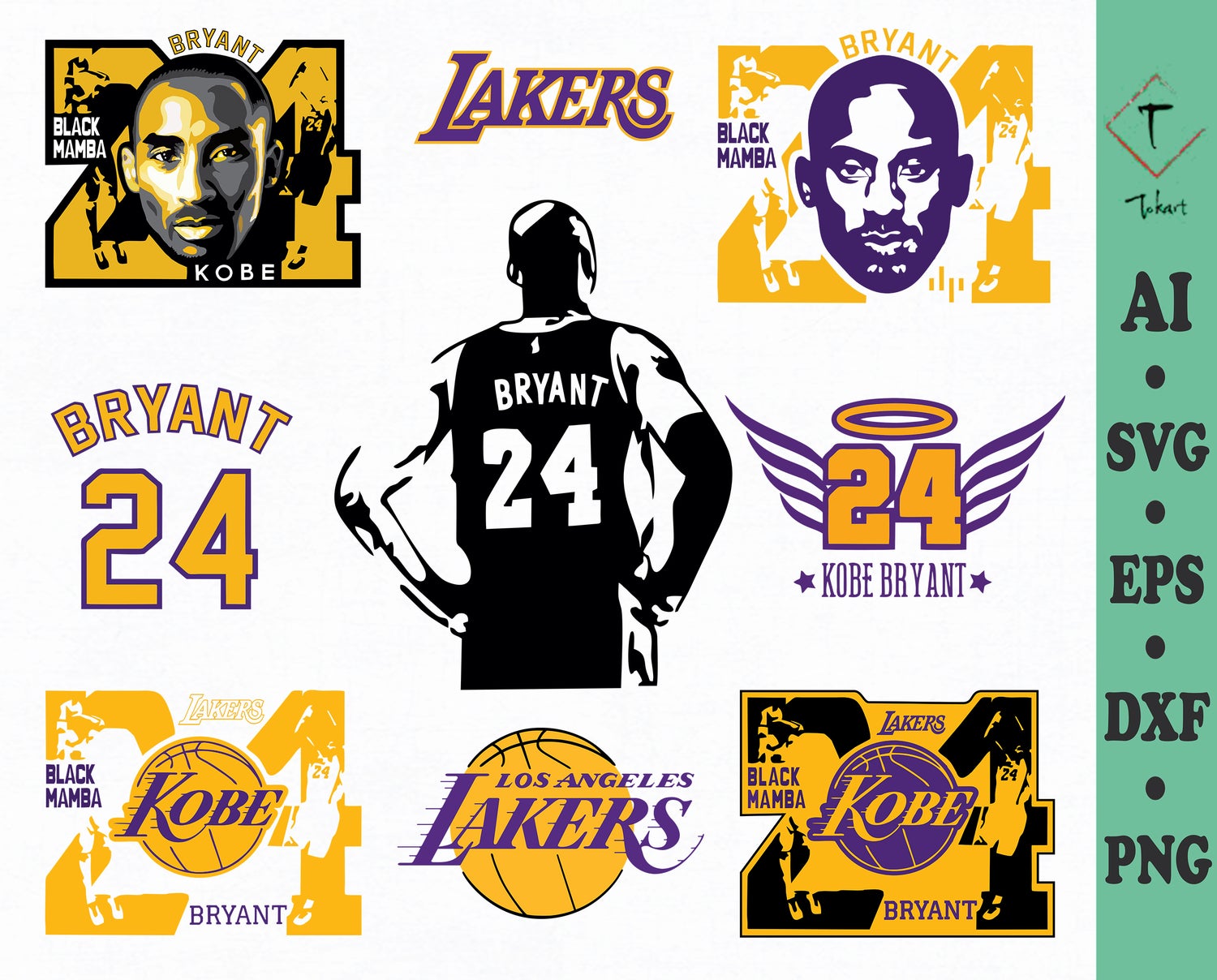 Los Angeles Lakers SVG, PNG, DXF, EPS, AI, Lakers SVG, Los Angeles ...