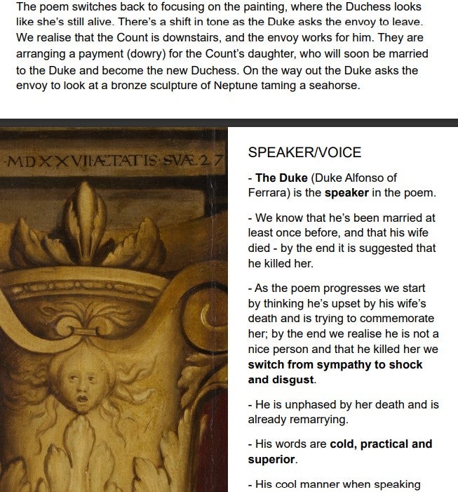 'My Last Duchess' by Robert Browning - Poem Analysis - Payhip