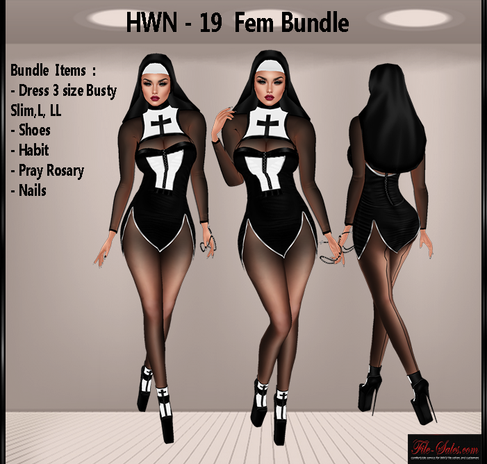 HWN - 19 Couple Nun & Priest Mega Limited SOLD OUT - Payhip