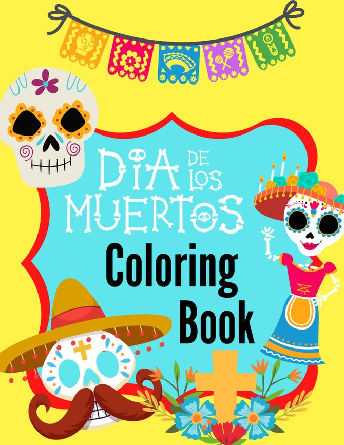 Dia de los muertos coloring book - Payhip