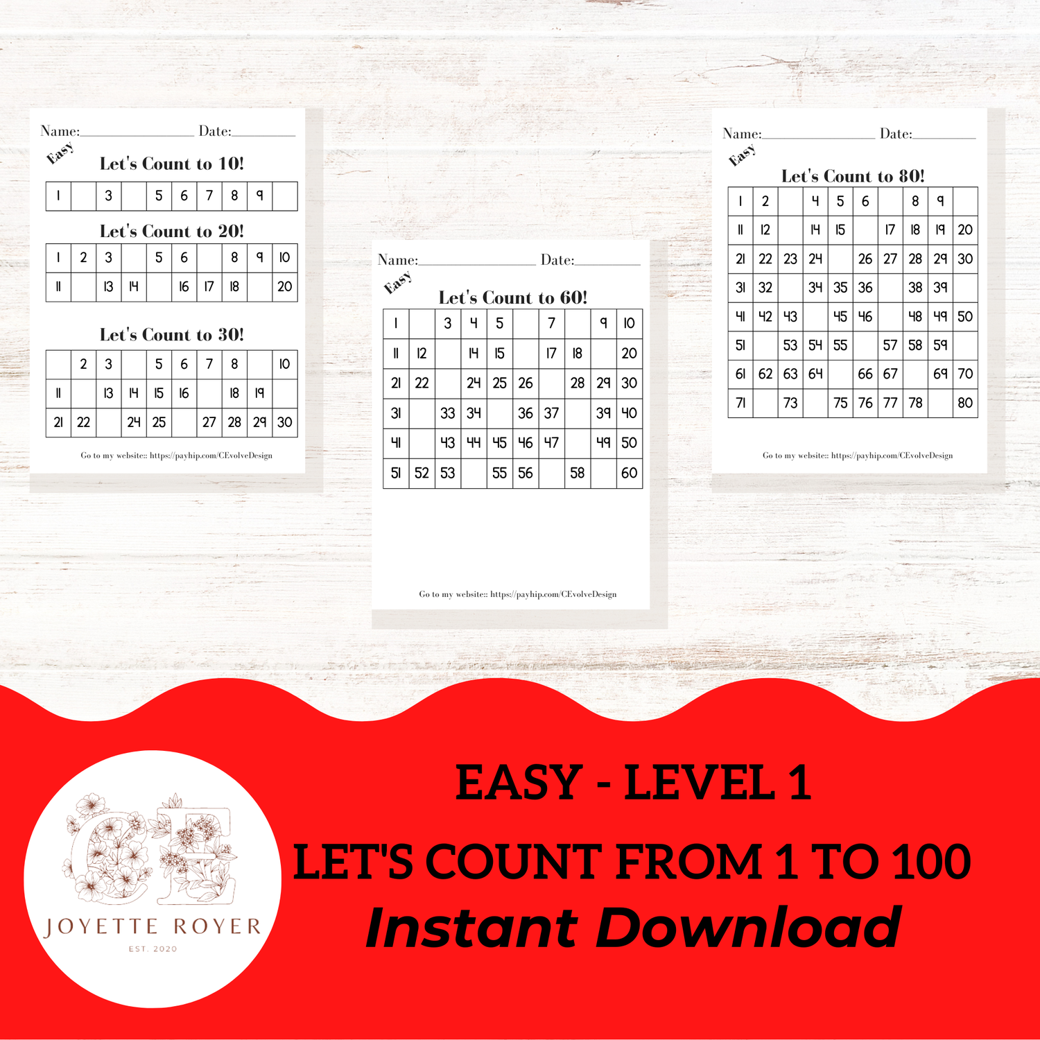 Missing Number Worksheets From 1 To 100 EASY MEDIUM HARDLevel missing-number-worksheets-from-1-to-100-easy-medium-hardlevel