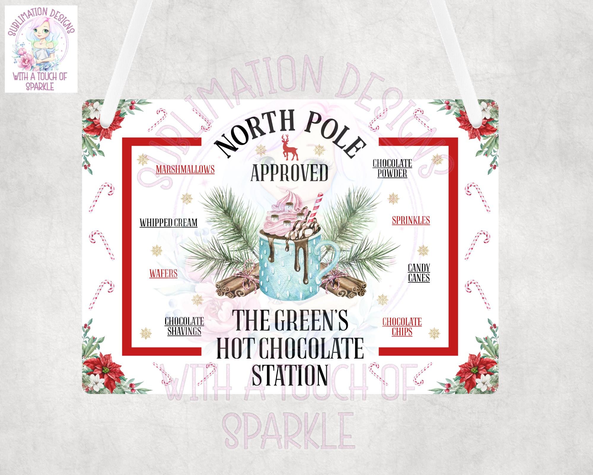 hot chocolate station sign - Payhip