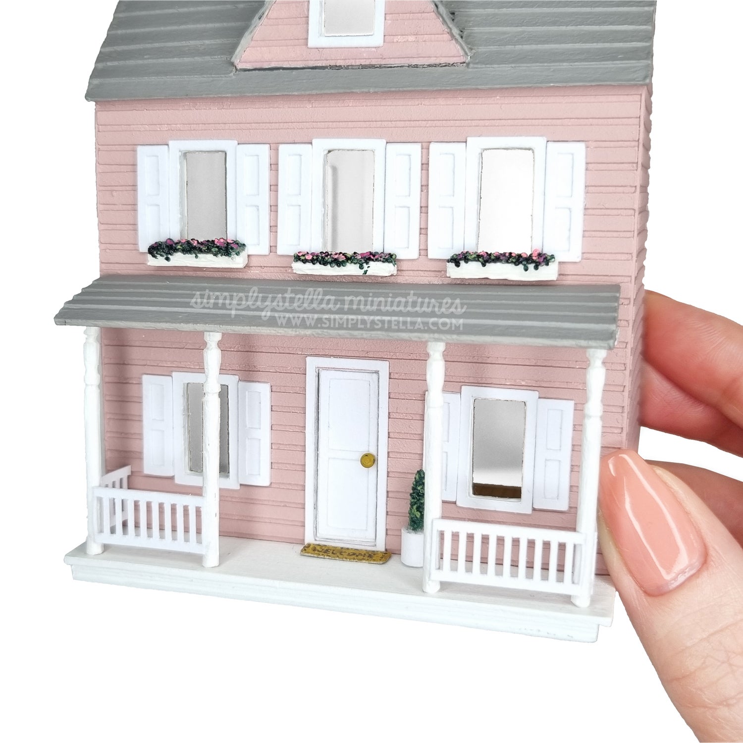 Miniature DOLLHOUSE KIT | SVG SILHOUETTE STUDIO files for CRICUT & SILHOUETTE cutting machine ...