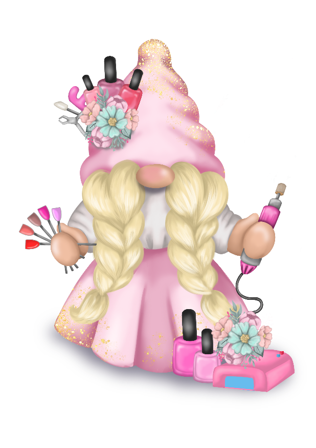 Nail tech gonk mug and matching coaster - Payhip