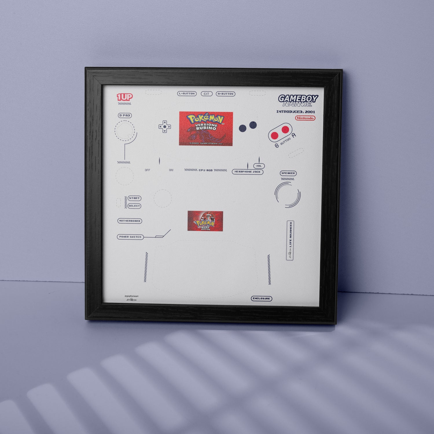 GrayFrame® Nintendo Game Boy Advance - Payhip