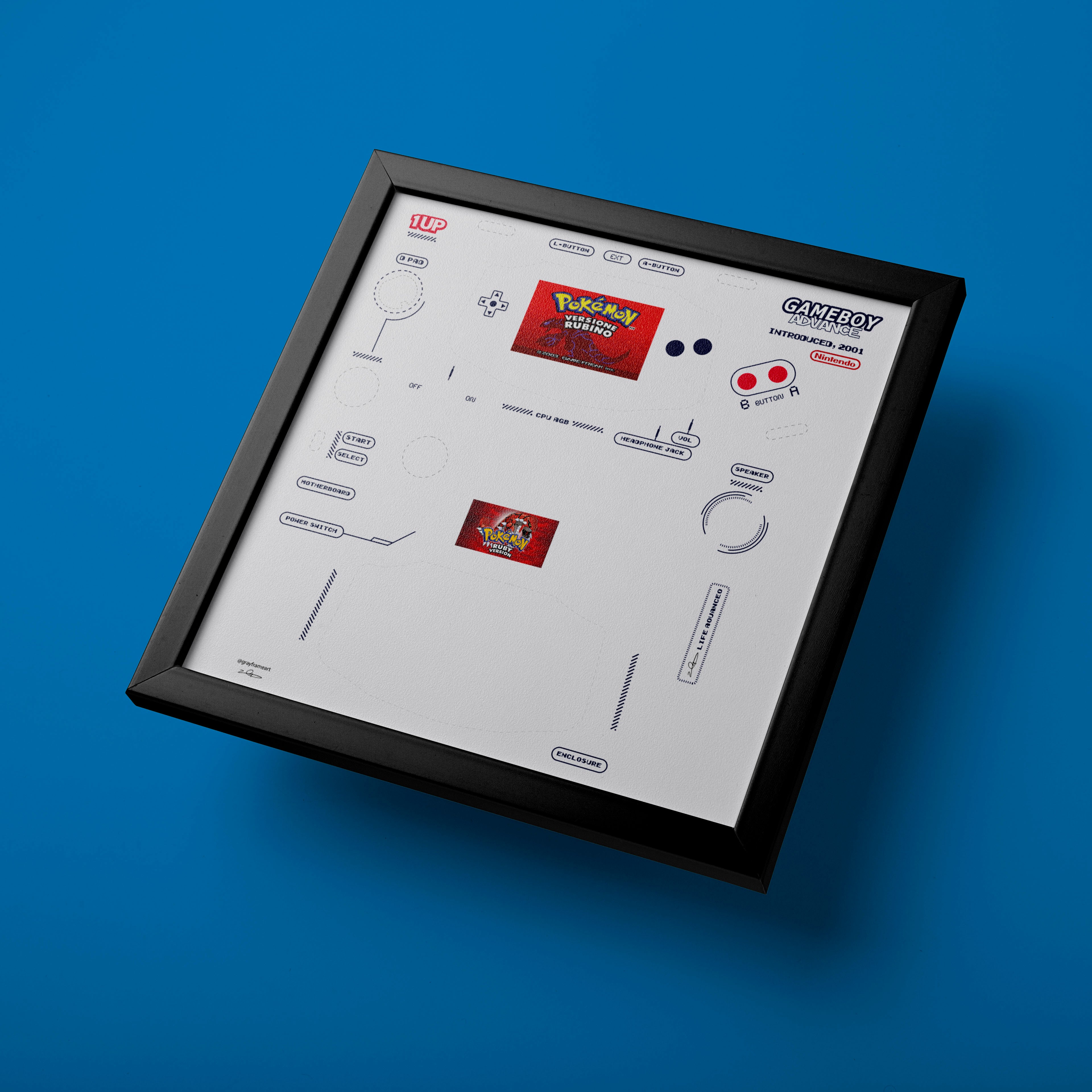 GrayFrame® Nintendo Game Boy Advance - Payhip