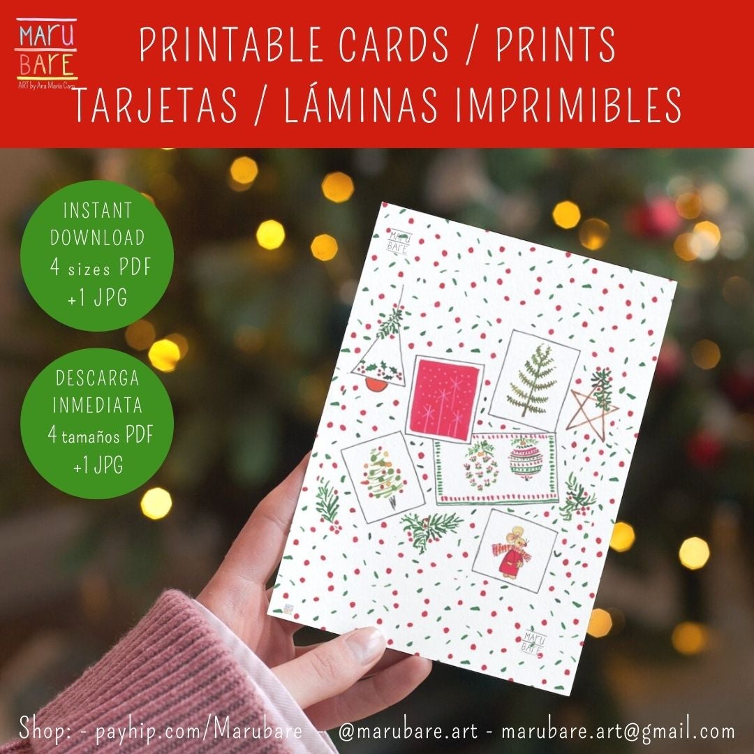 Rainbow flowers cards / prints (PDF/JPG downloadable files) - Payhip