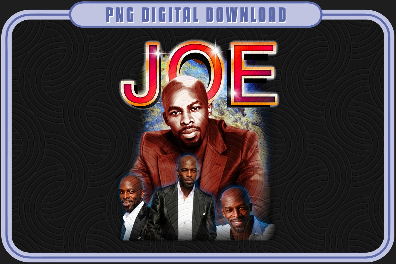 Joe T-shirt design, Hip Hop Design PNG, Bootleg Shirt, Digital Download ...