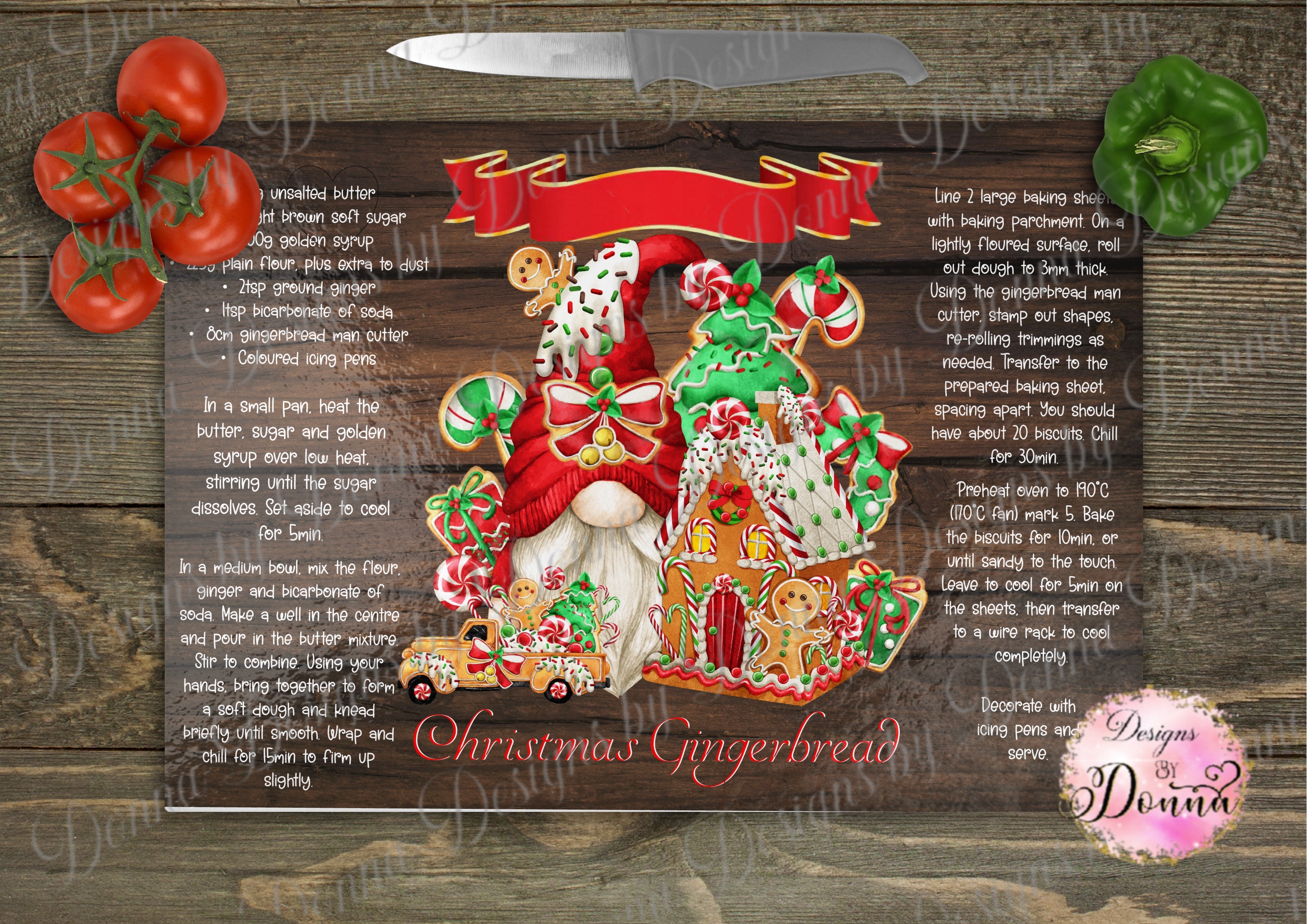 Gingerbread Christmas board - Payhip