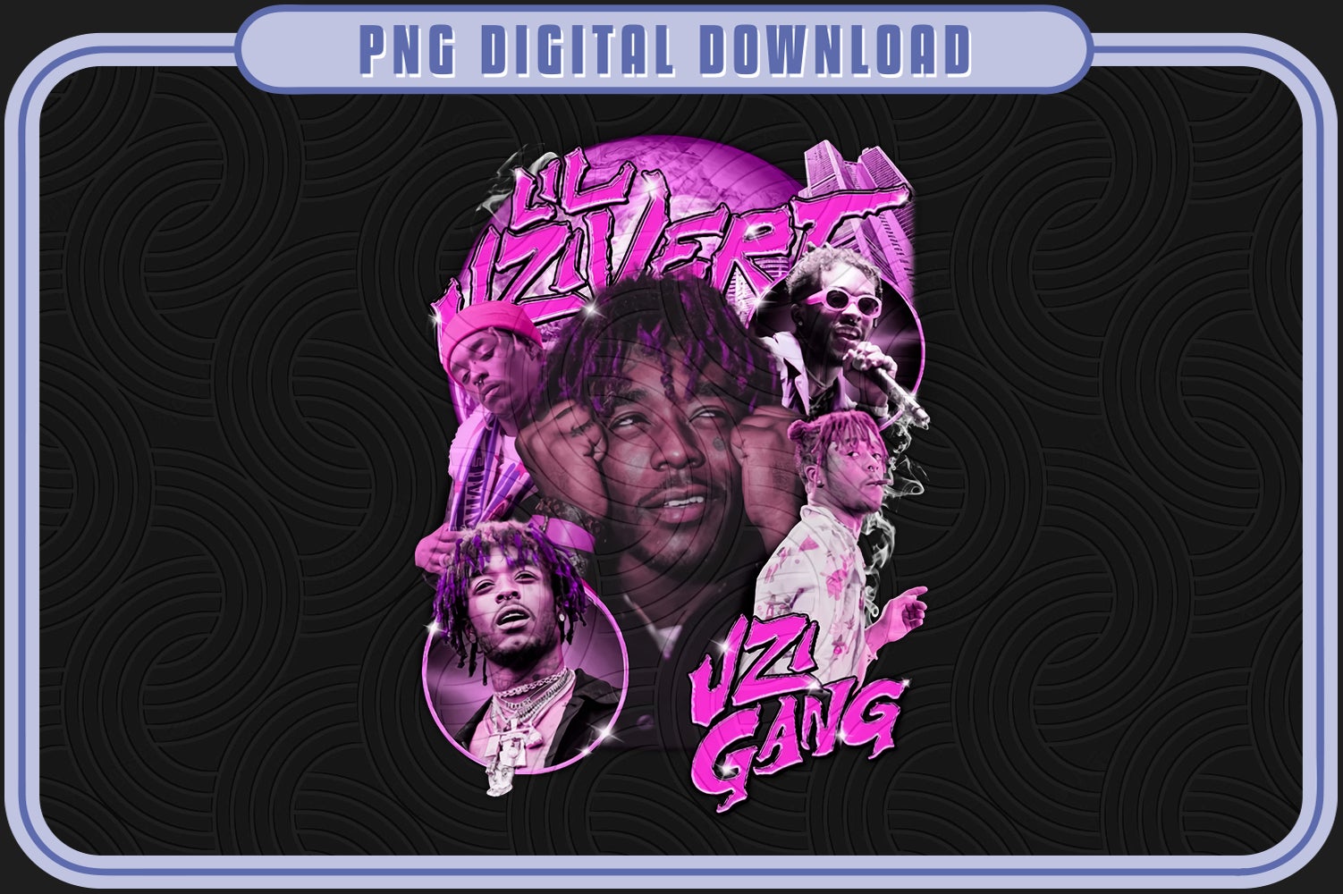 Lil Uzi Vert Png, RAP Bootleg T-Shirt Designs, Hip Hop, PNG Files for ...