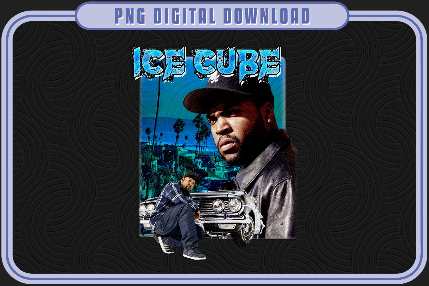 Ice Cube Png File, RAP Bootleg T-Shirt Designs, rap tee design, Hip Hop, Digital Download ...