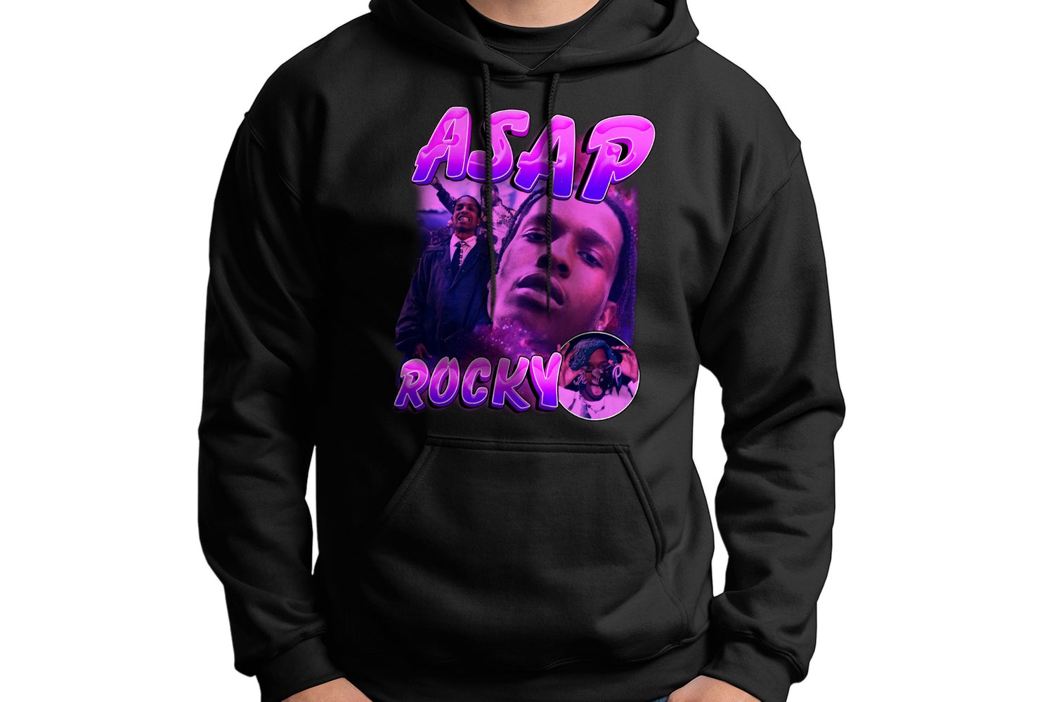 ASAP Rocky Shirt Design, Rap tee, Vintage Bootleg style T-shirt design ...