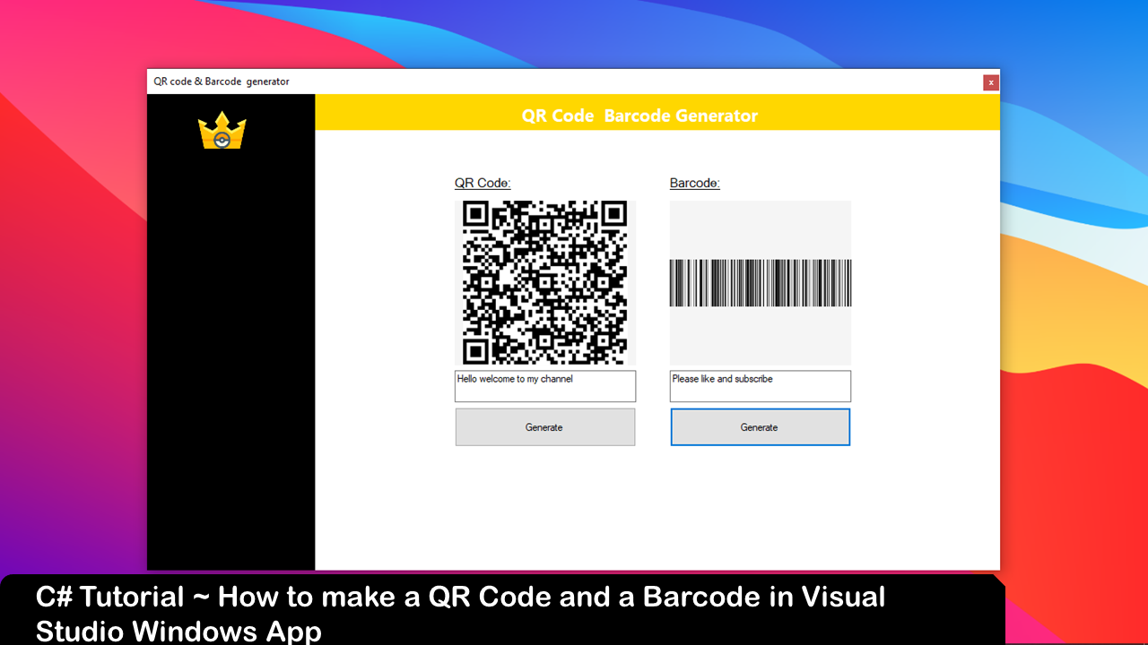 QR Code and Barcode Generator Windows App - Payhip
