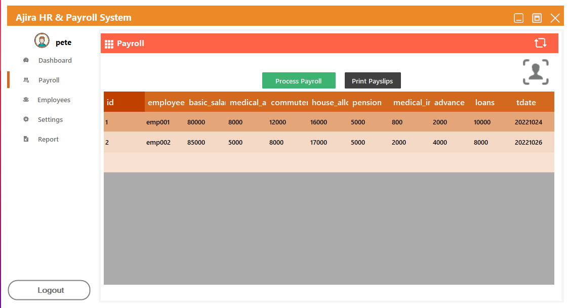QR Code Payroll and HR System ~ C# MySQL - Payhip