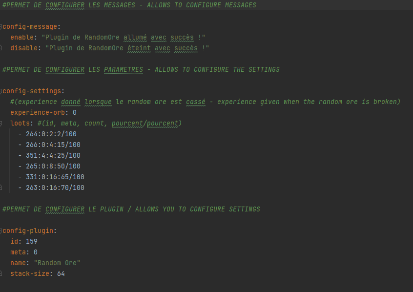 Plugin RandomOre - Payhip