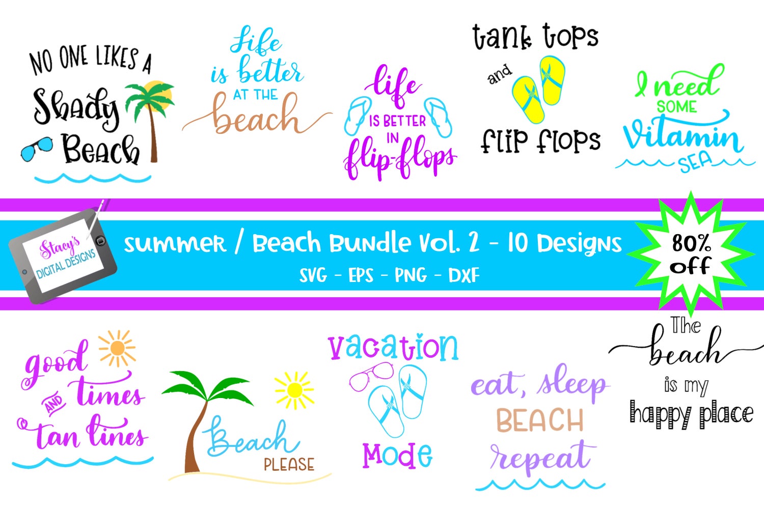 FREEBIE - Beach Sublimation Design | Life is better at the beach