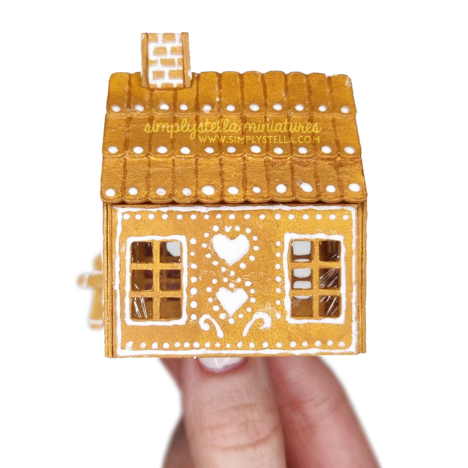 Miniature GINGERBREAD HOUSE for Barbie Dolls and Dollhouses CHRISTMAS ...