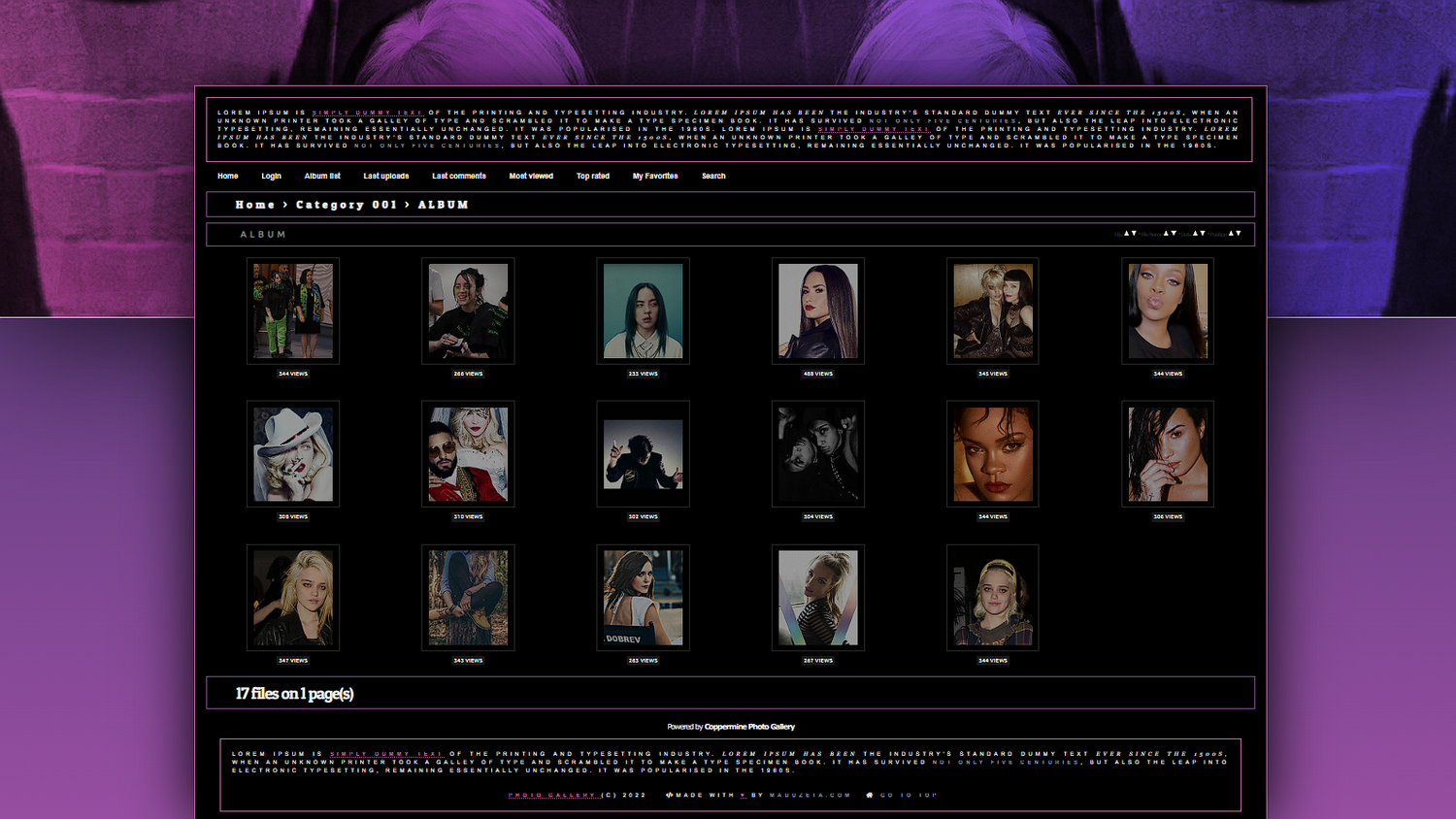 Coppermine Theme #002 - Payhip