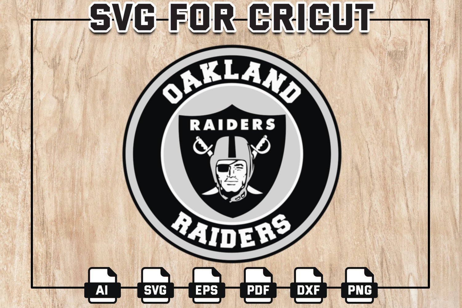 Las-Vegas Raiders Football SVG Logo Cut File, Raiders NFL Logo Svg, NFL Teams, Football SVG ...