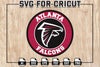 Atlanta-Falcons Football SVG Logo Cut File, Falcons NFL Logo Svg, NFL Teams, Football SVG ...