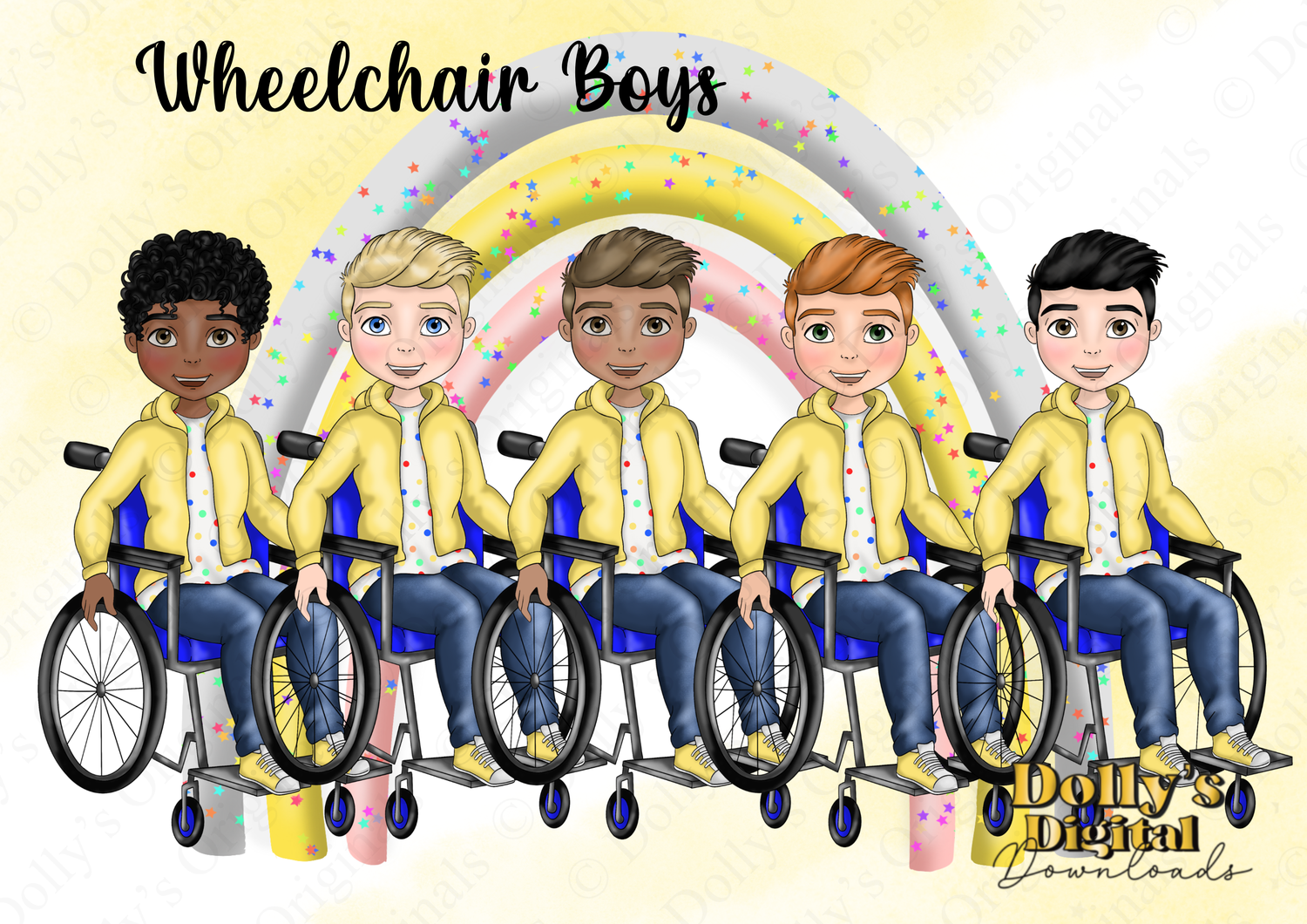 Doug Boy in Wheelchair Bundle - Payhip