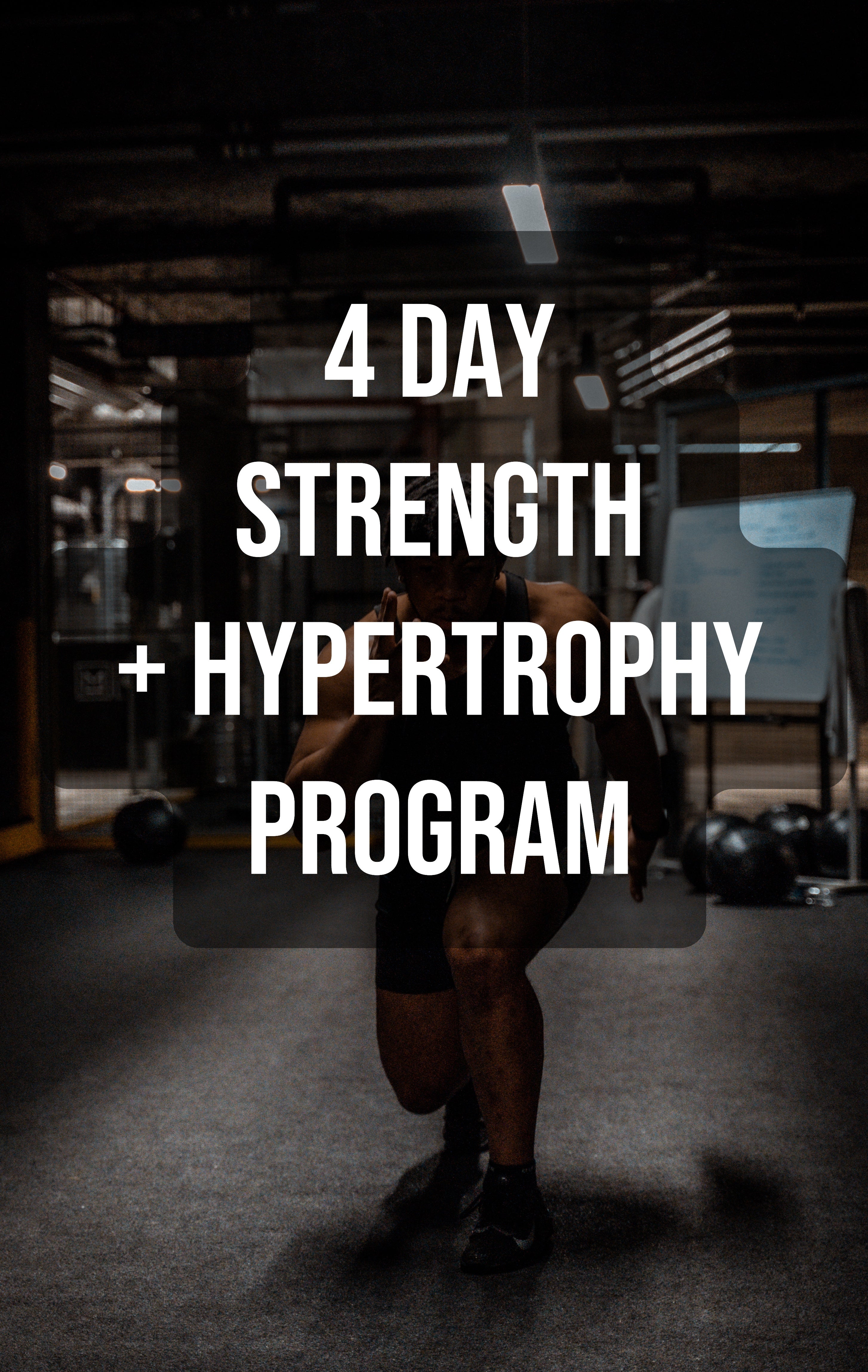 4 DAY STRENGTH HYPERTROPHY PROGRAM - Payhip