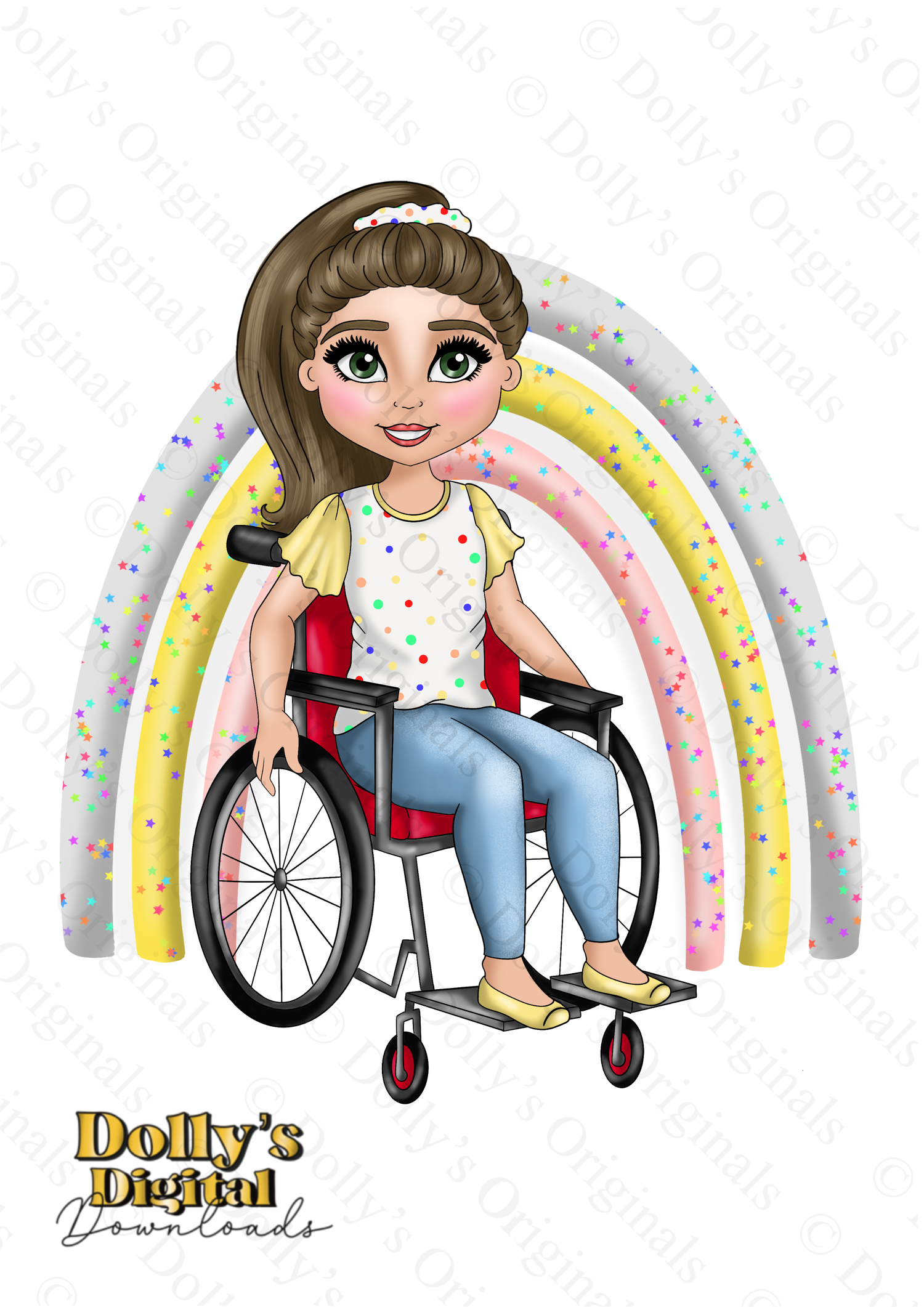 Dottie Girl in Wheelchair bundle - Payhip