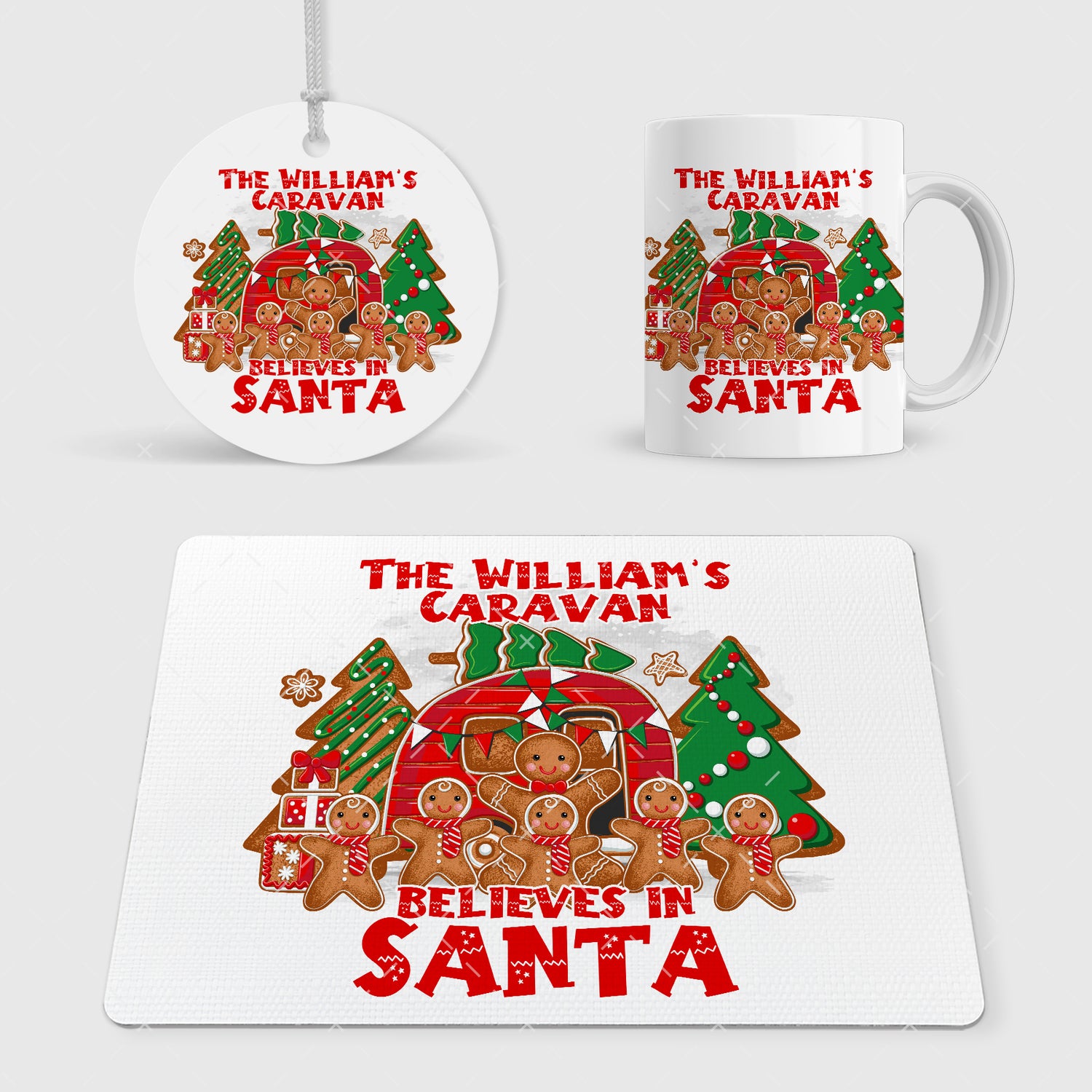 Christmas Caravan Gingerbread Family Set (Single Dad) - Payhip