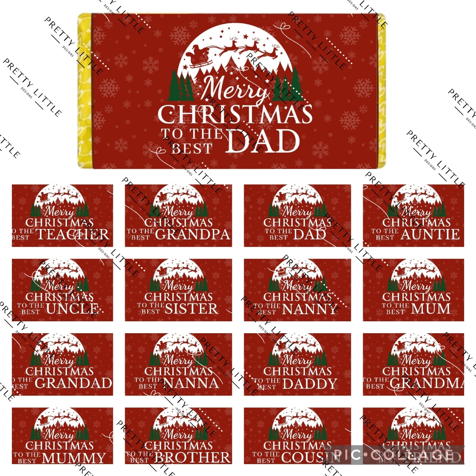 Red Chocolate Wrapper Bundle - Payhip