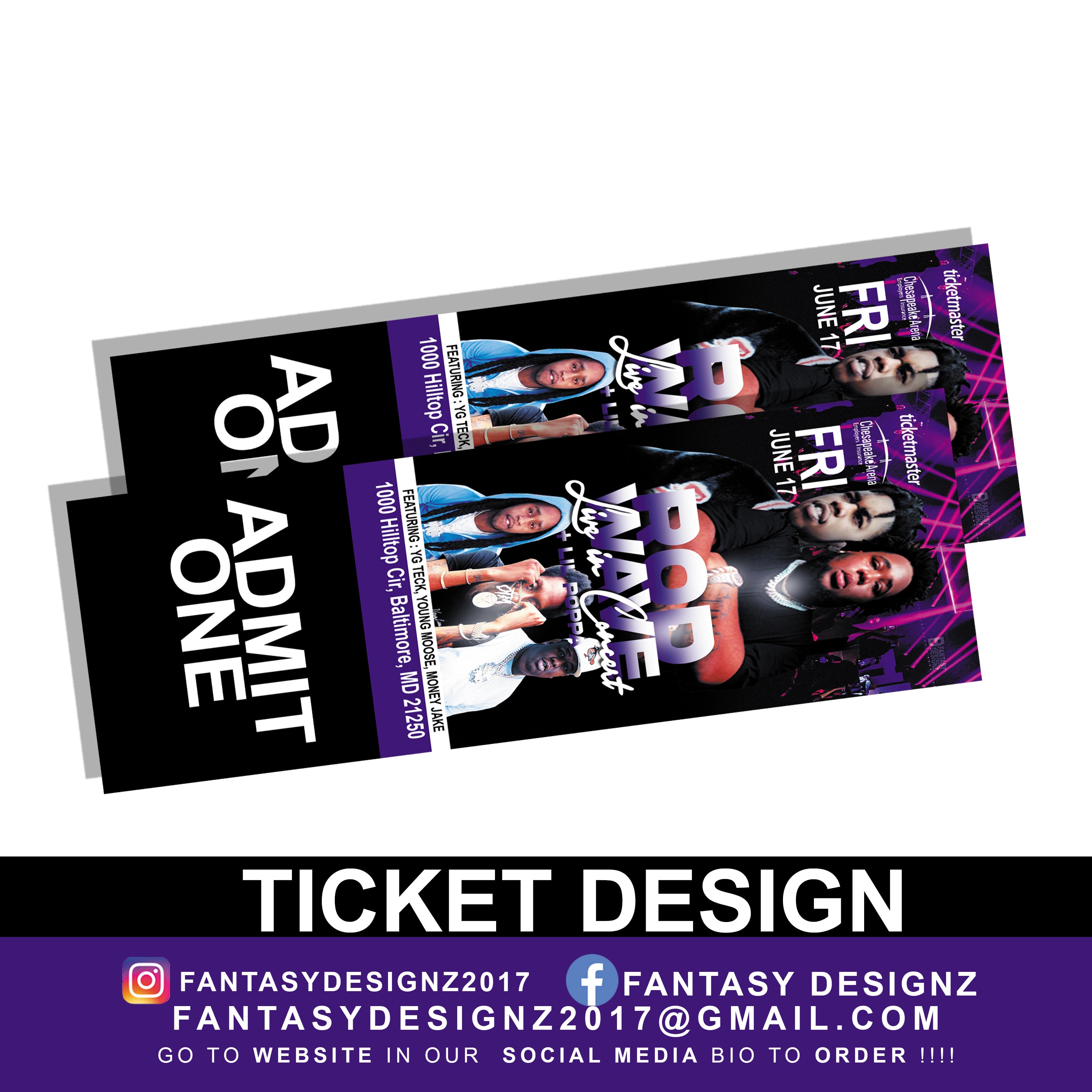 TICKET DESIGN - Payhip