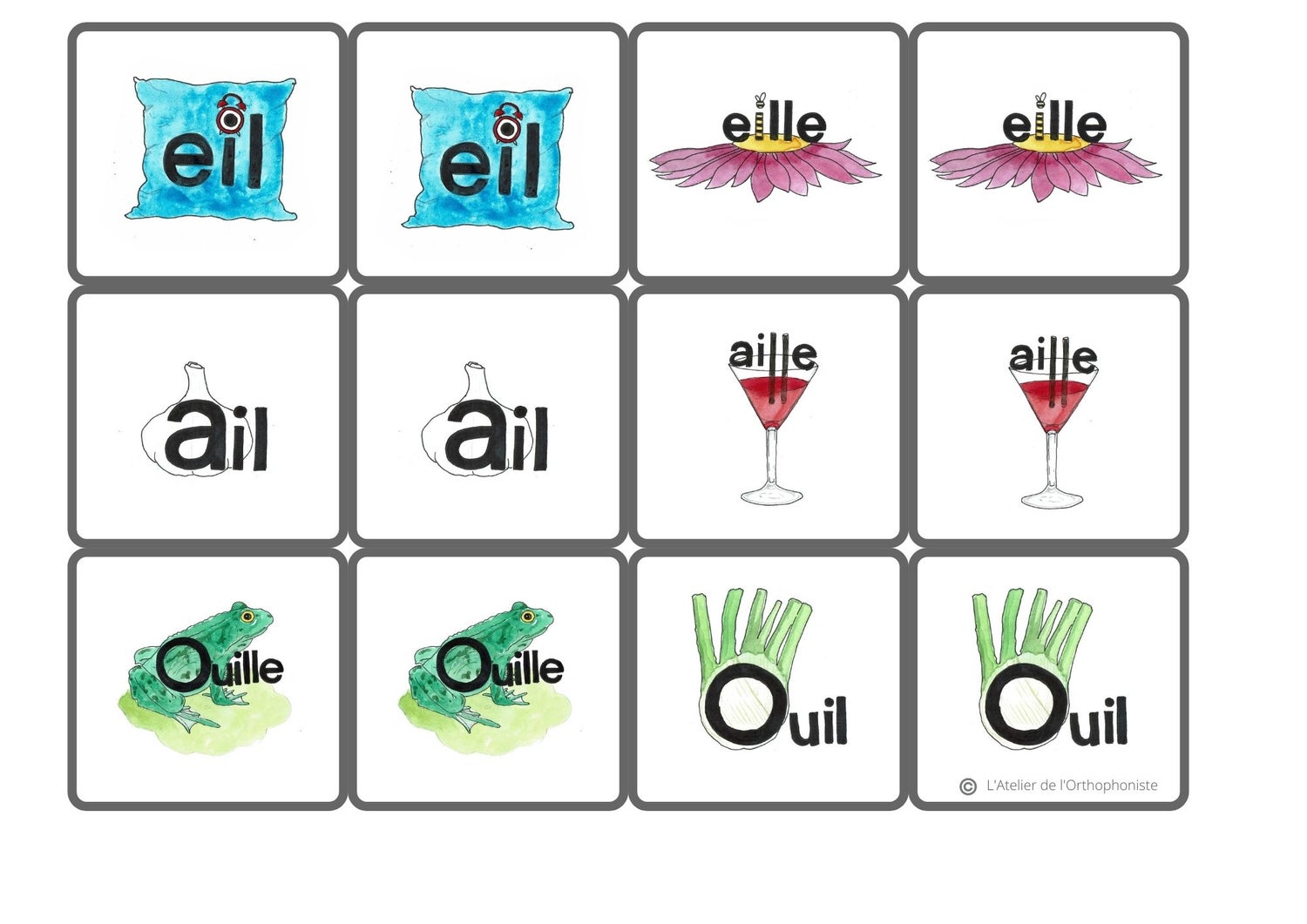 Jeu de familles : les digrammes - Payhip