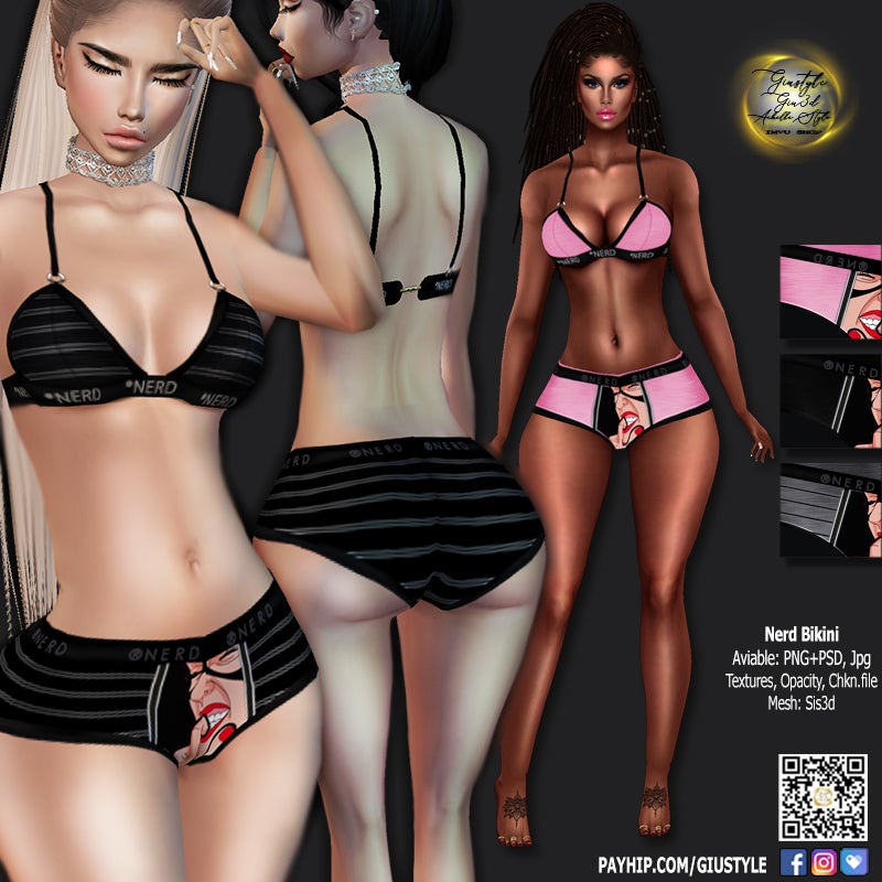 NERD BIKINI PNG PSD - Payhip