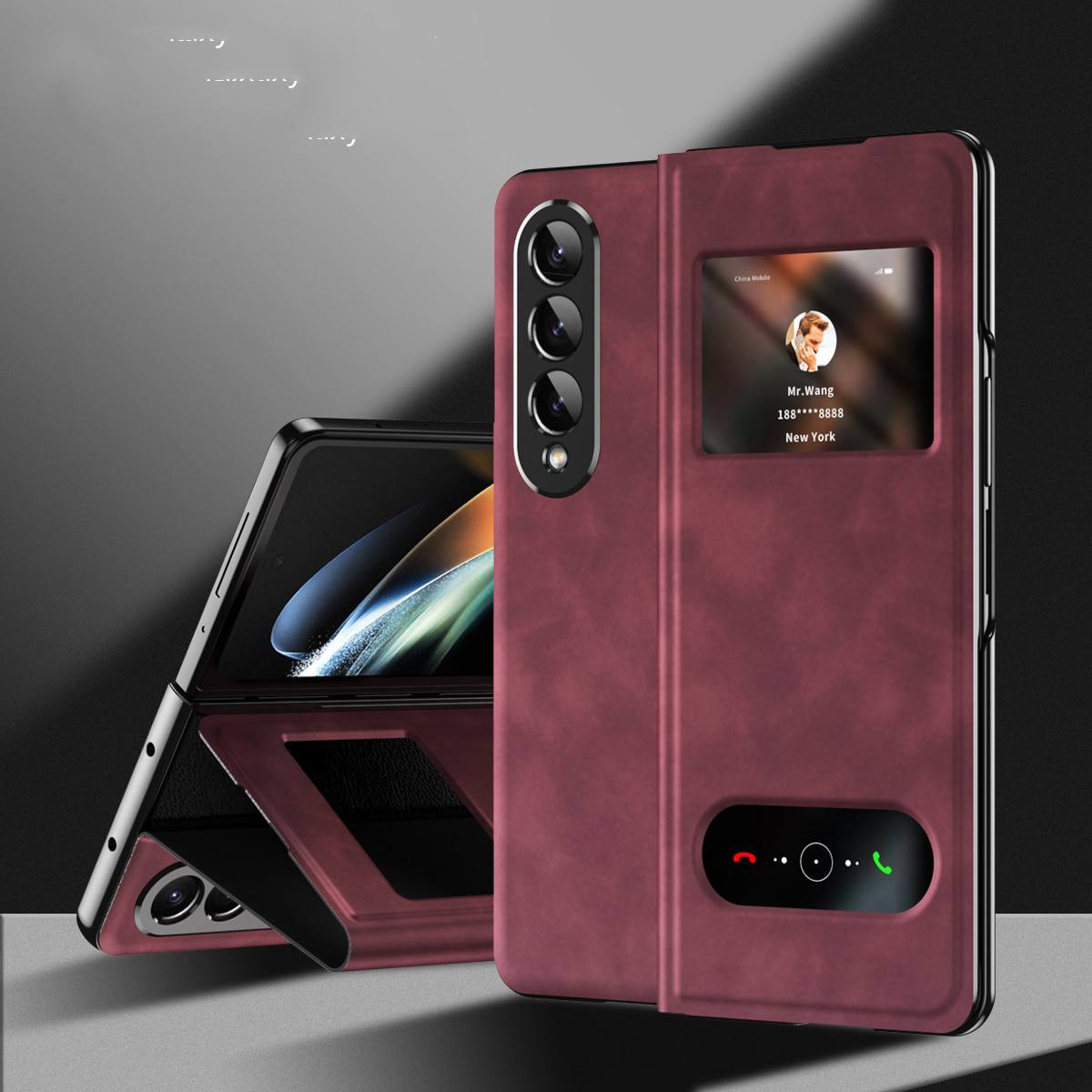 Samsung Galaxy Z Fold 4 Case Folding PU Leather - Payhip