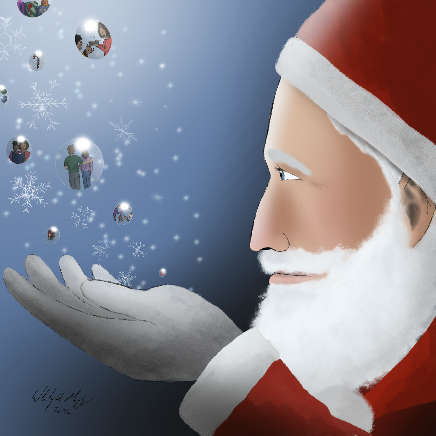 Elves Building a Snowman Frame-Ready Print - Payhip