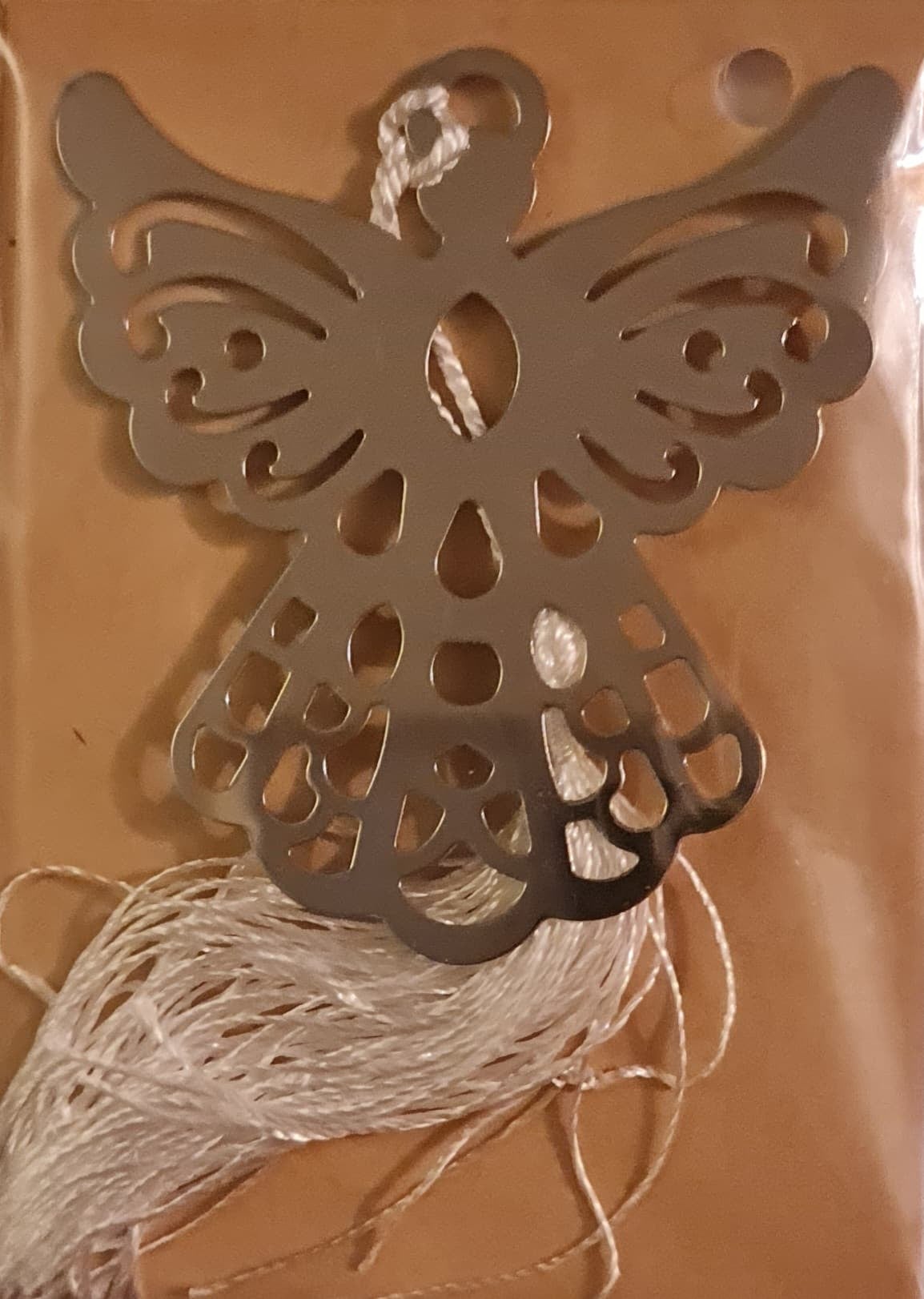Metal bookmark - Silver angel - Payhip